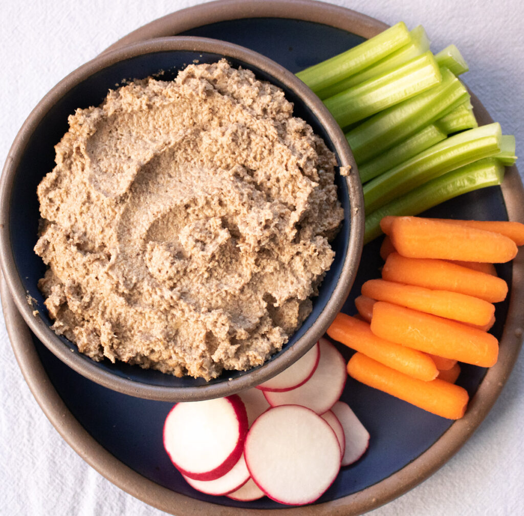 Vegetarian Chopped Liver - themodernknish.com